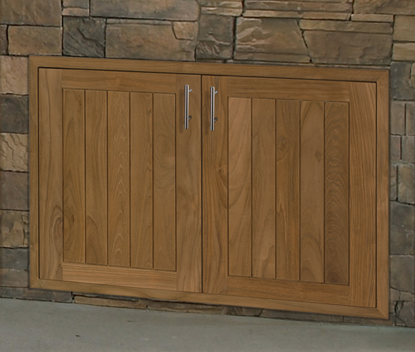 Pacific Teak Millworks Double Drop-In Access Door | Wayfair