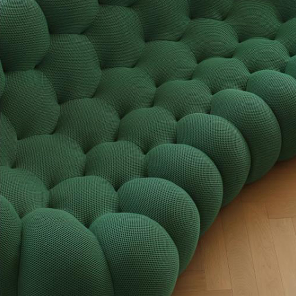 Smith Thera Round Arm Curved Sofa | Wayfair