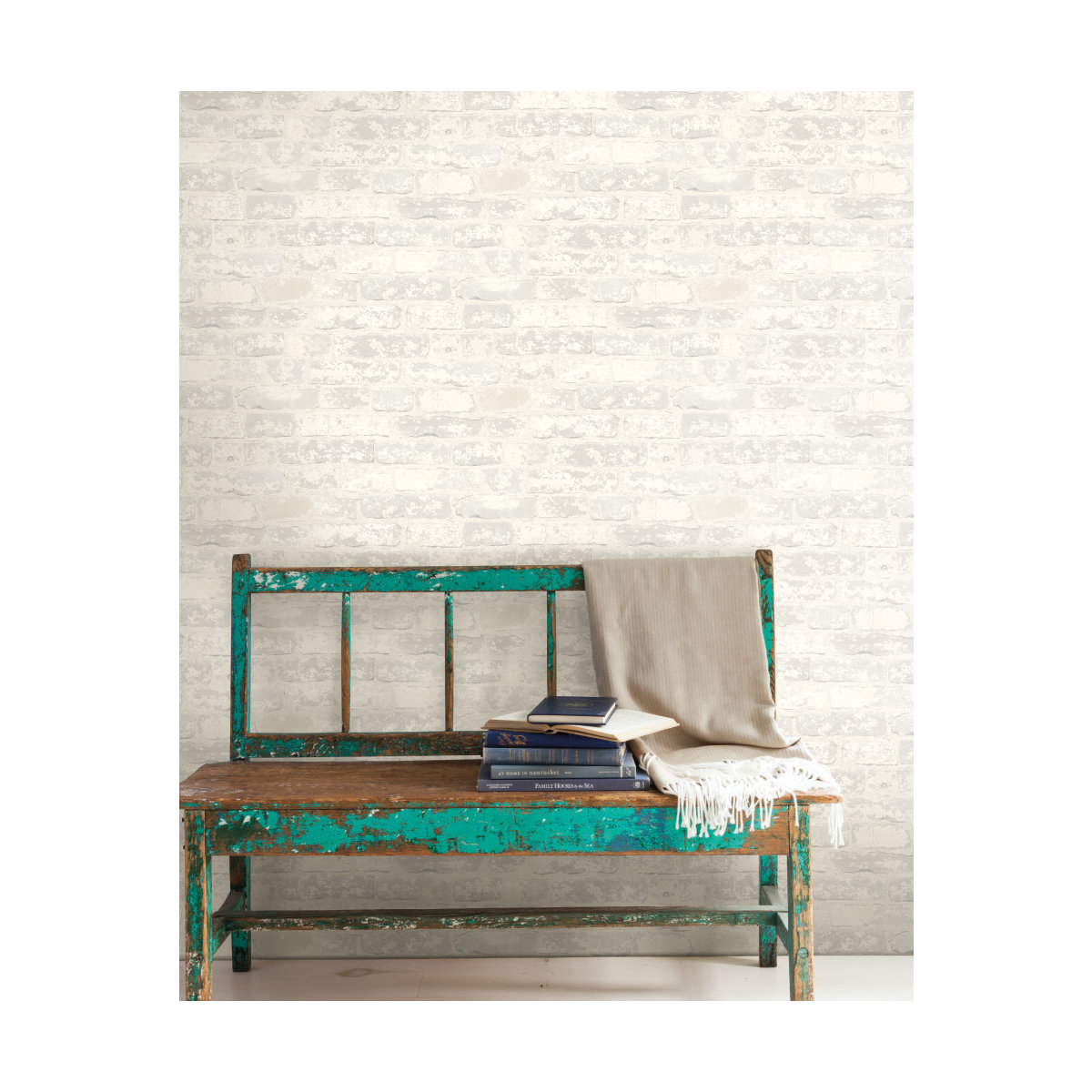 Williston Forge Joetta Stuccoed 16.5' L x 20.5" W Brick Peel and Stick ...
