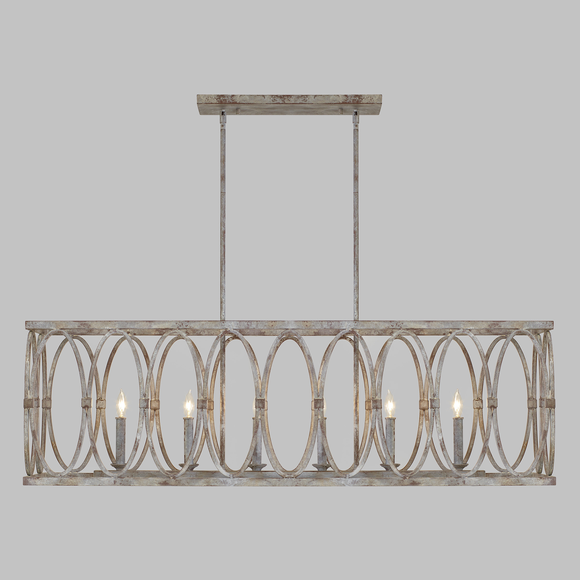 Birch Lane™ Alverstone 6-Light Linear Kitchen Island Pendant & Reviews ...