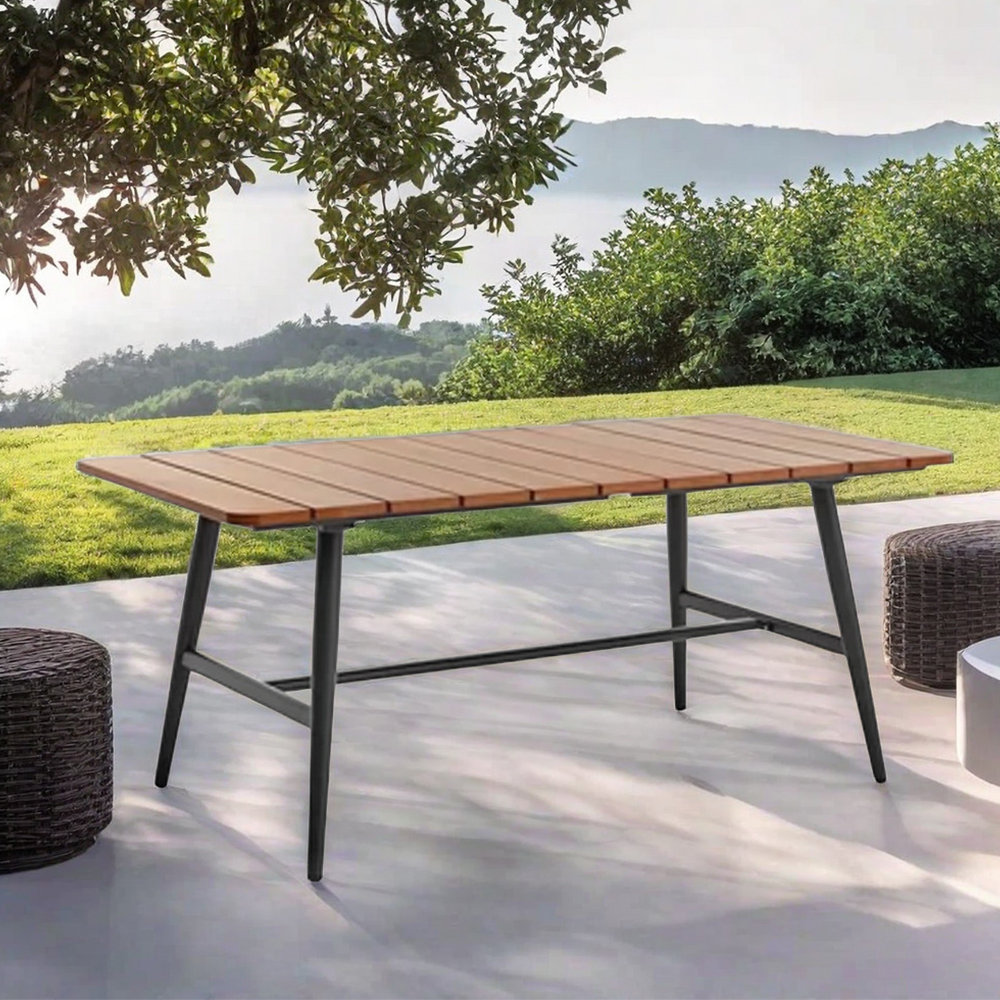 Elegant Home Furnishings.s Aluminum Alloy Patio Table Rectangular 62.99 ...