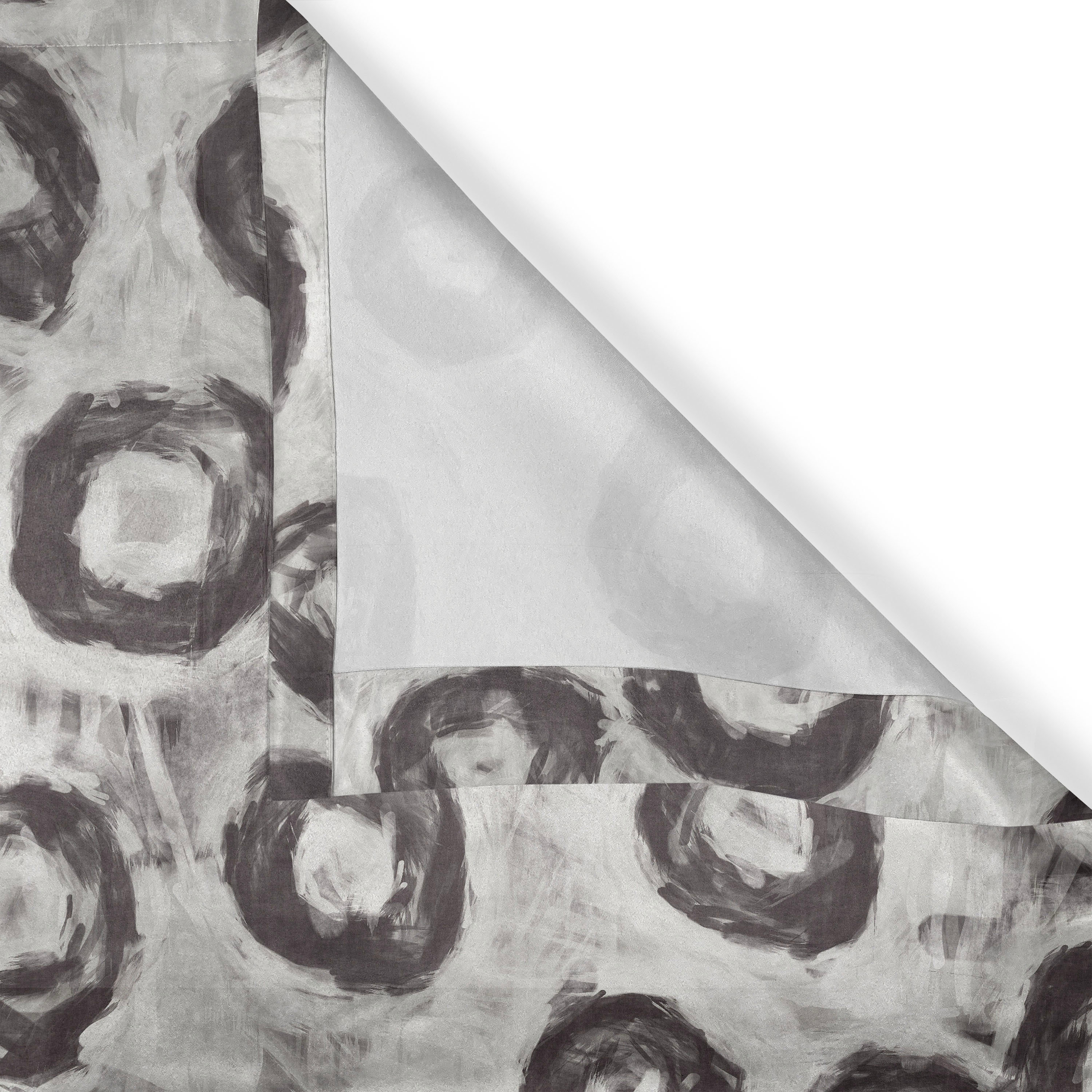 Red Barrel Studio® Grunge Grommet Curtain Circle Motifs Repeating Plot ...