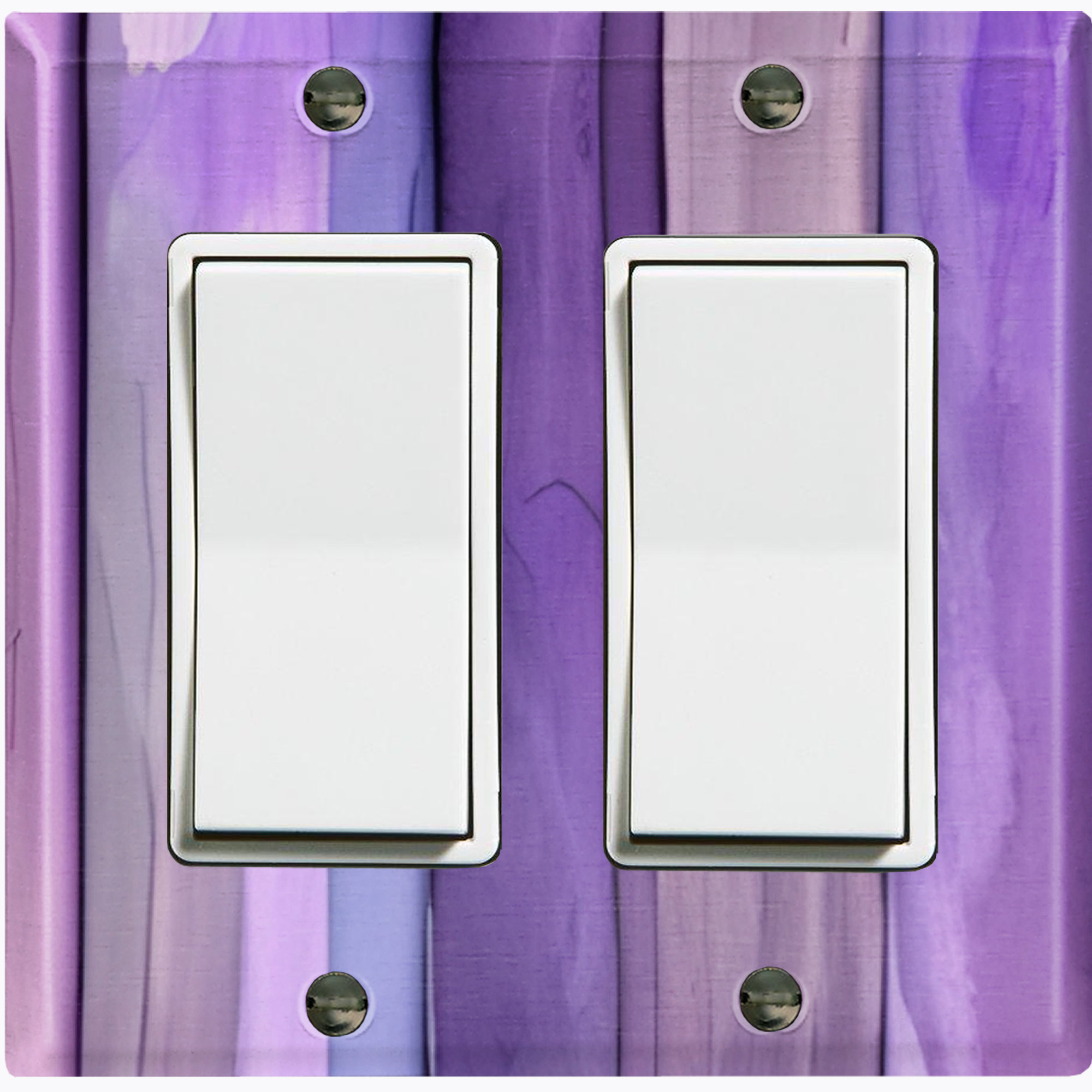 WorldAcc Purple Wood Tree Bark Print Nature Themed 2 - Gang Toggle ...