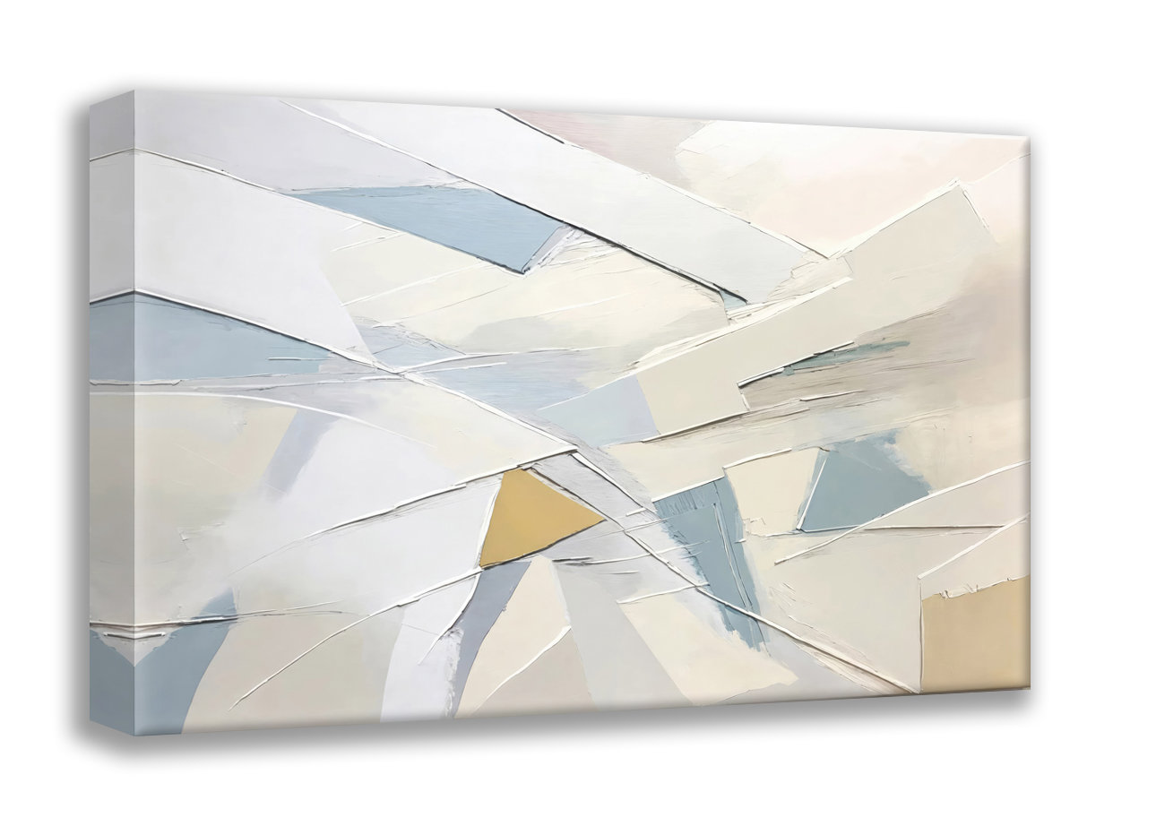Trinx Geometry Giclee on Gallery Wrapped Canvas | Wayfair