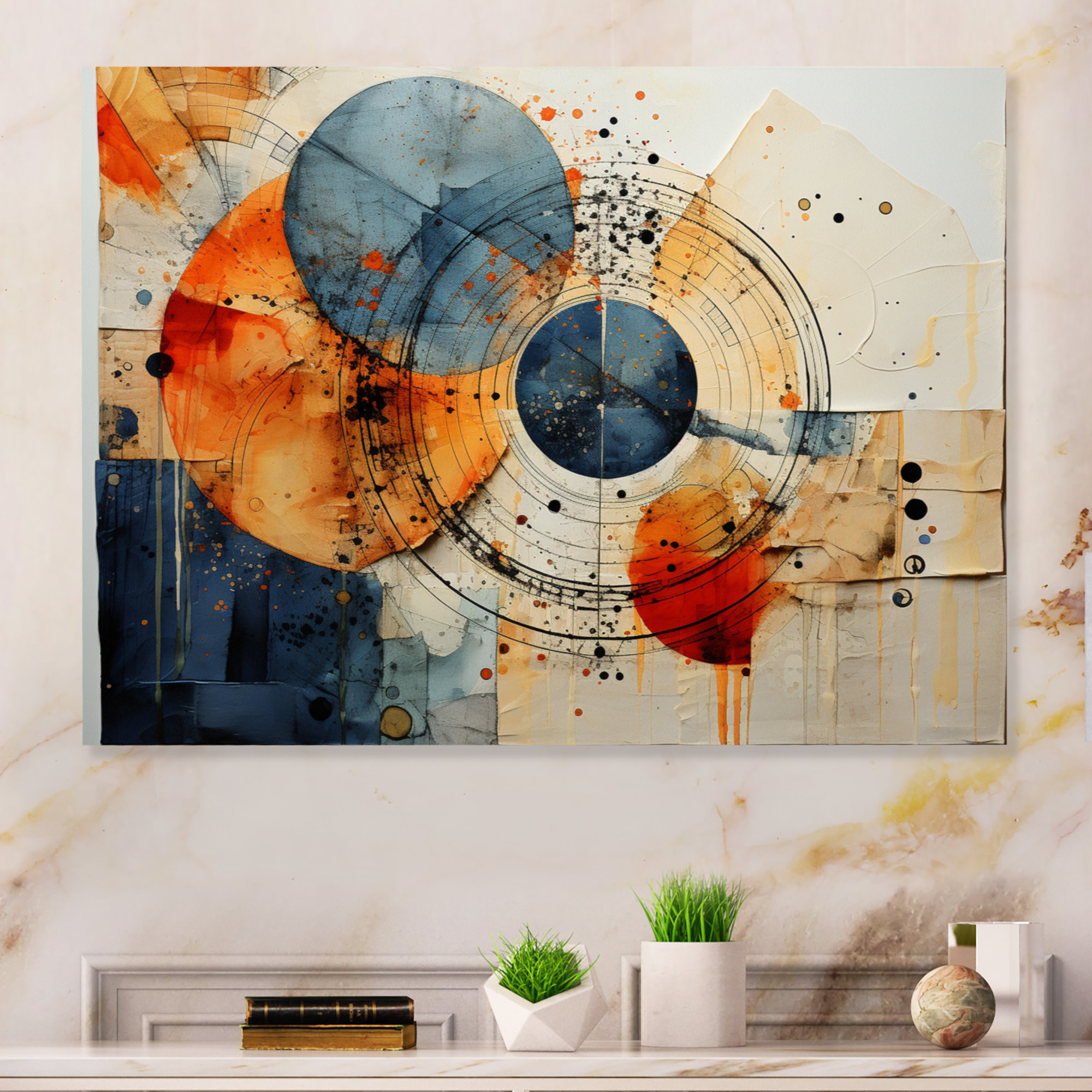 Ivy Bronx Mixed Media - Abstract Spirals Metal Wall Decor - Wayfair Canada