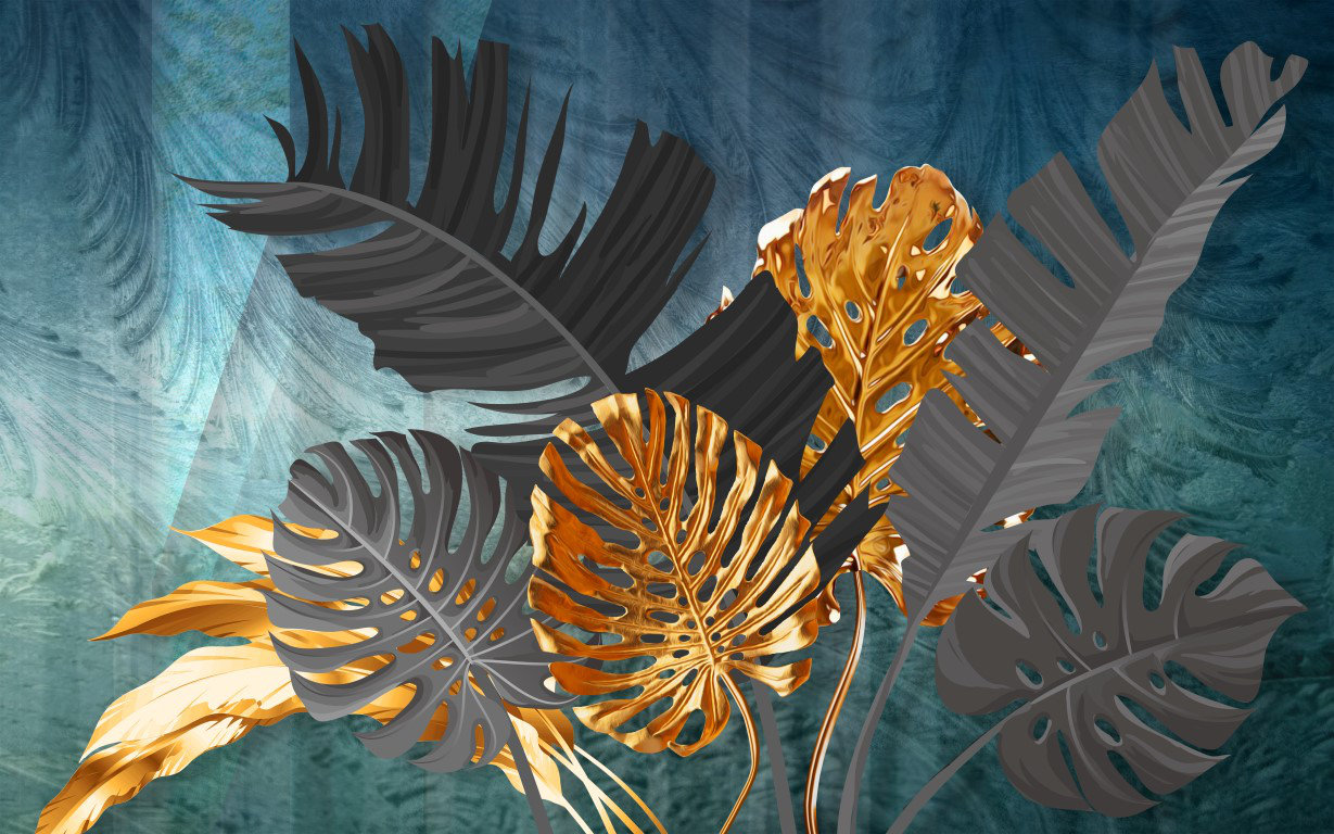 House of Hampton Tropic Luxe: Midnight Gilded Jungle - Wayfair Canada