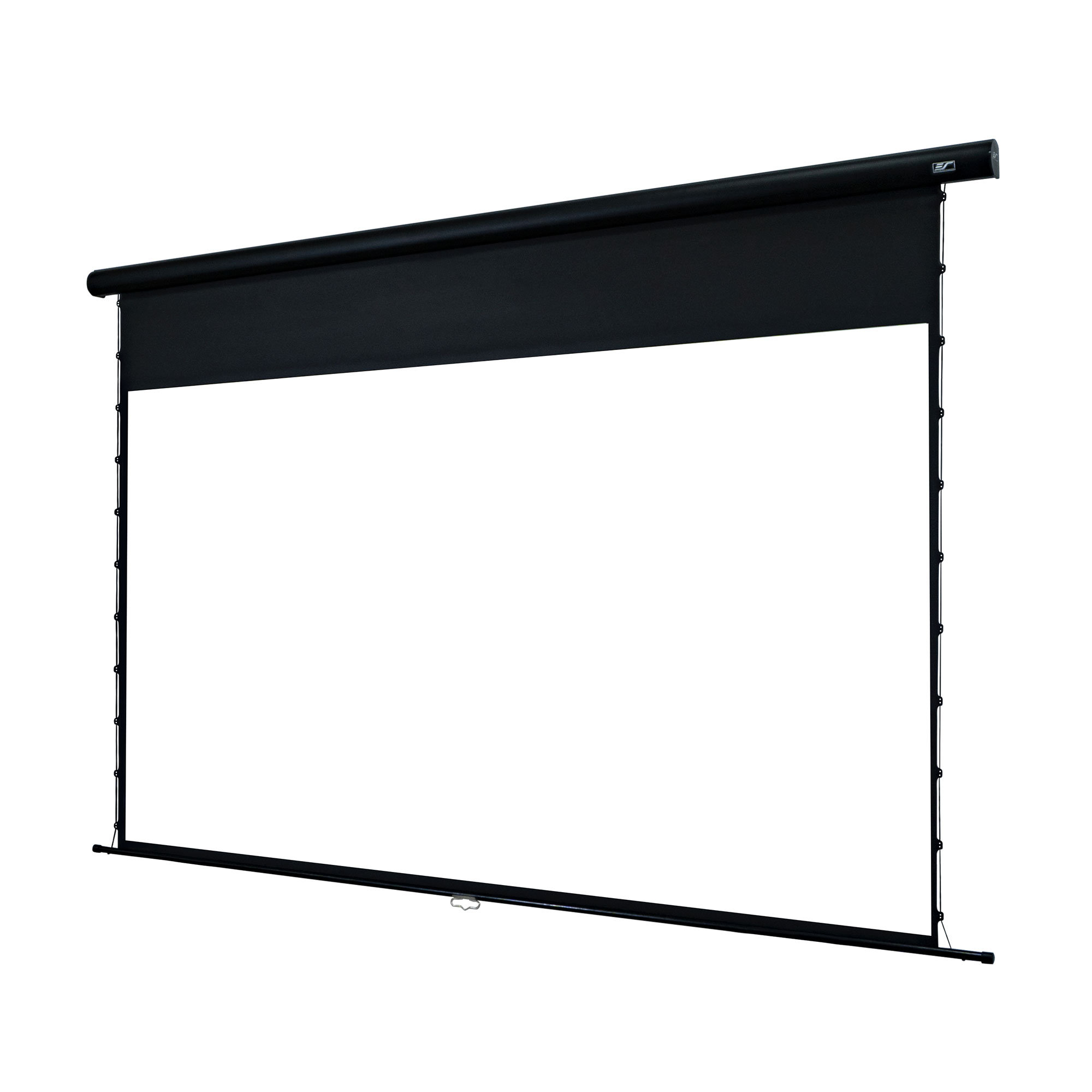 Elite Screens White 56.4'' x 100.2'' Manual Wall/Ceiling Mounted ...