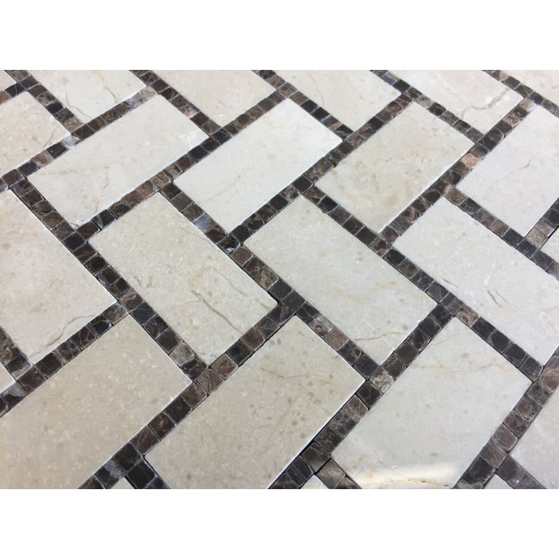 ES Stone Straight Edge Natural Stone Marble Mosaic Sheet Wall Floor Use ...
