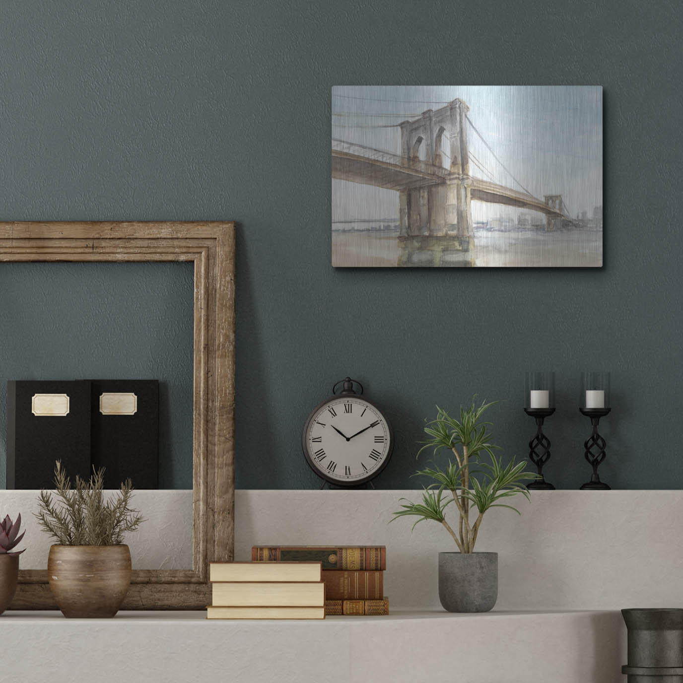Winston Porter Iconic Watercolor Bridge 2' by Ethan Harper Metal Wall ...
