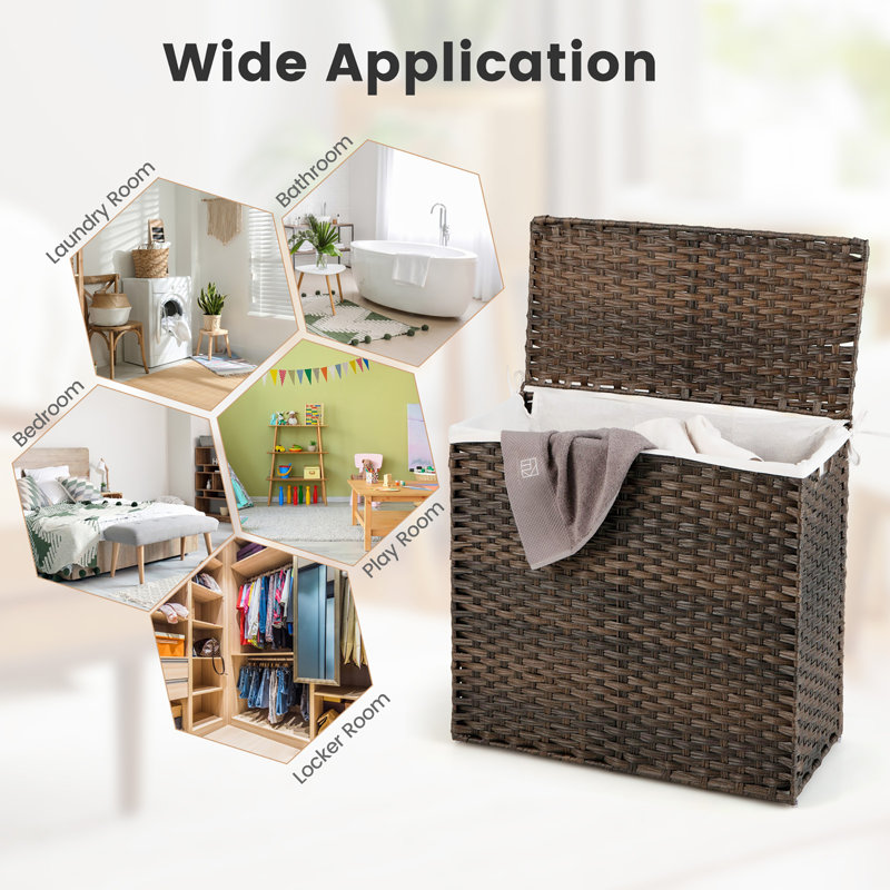 Laurel Foundry Modern Farmhouse® Laundry Hamper & Reviews | Wayfair