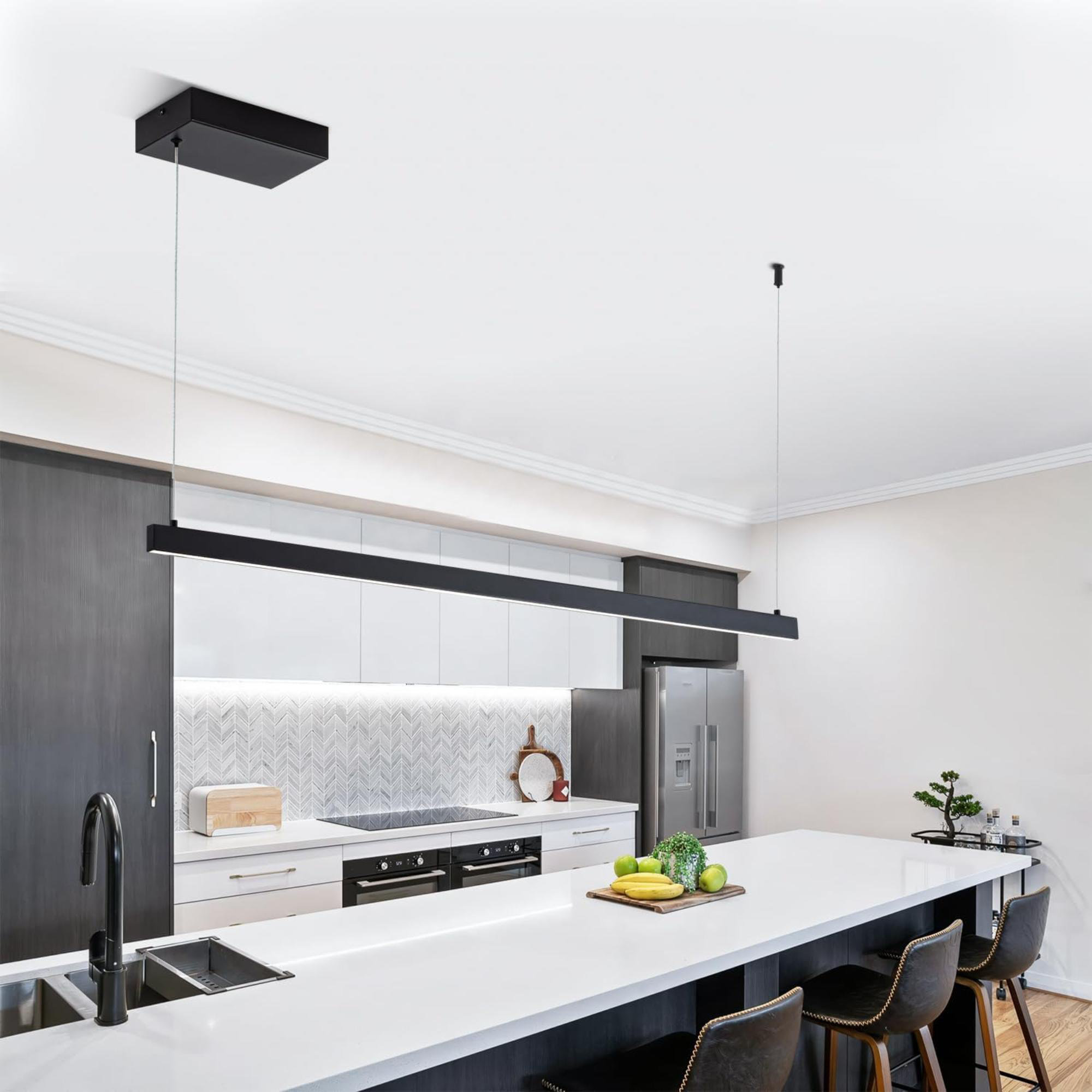 Ebern Designs Dimmable Pendant Light Single Modern LED Chandelier LED ...