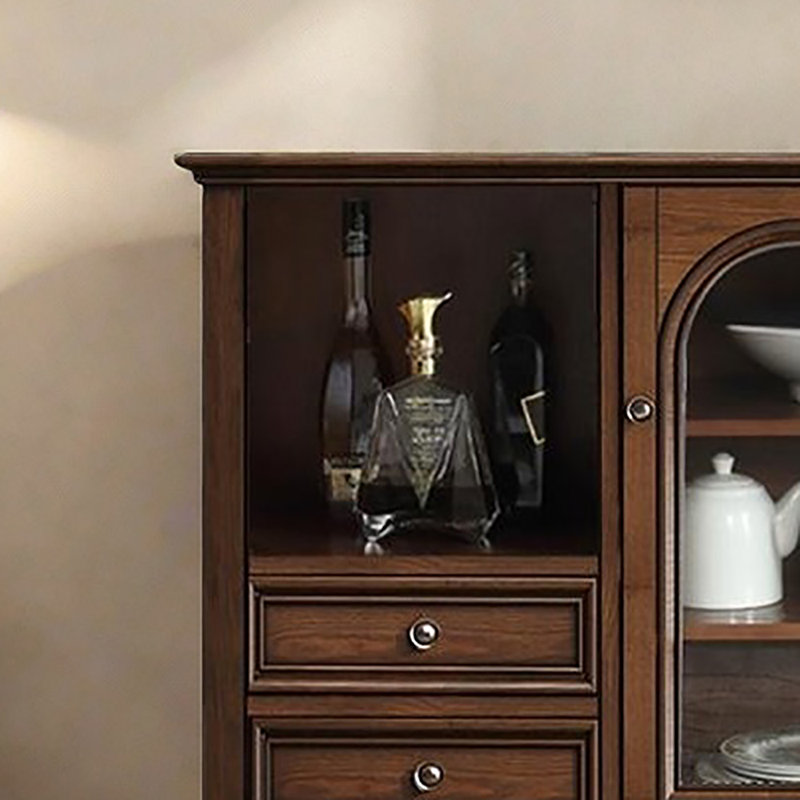 Liu's ink furniture 31in Small Sideboard Cabinet Tea Cabinet | Wayfair