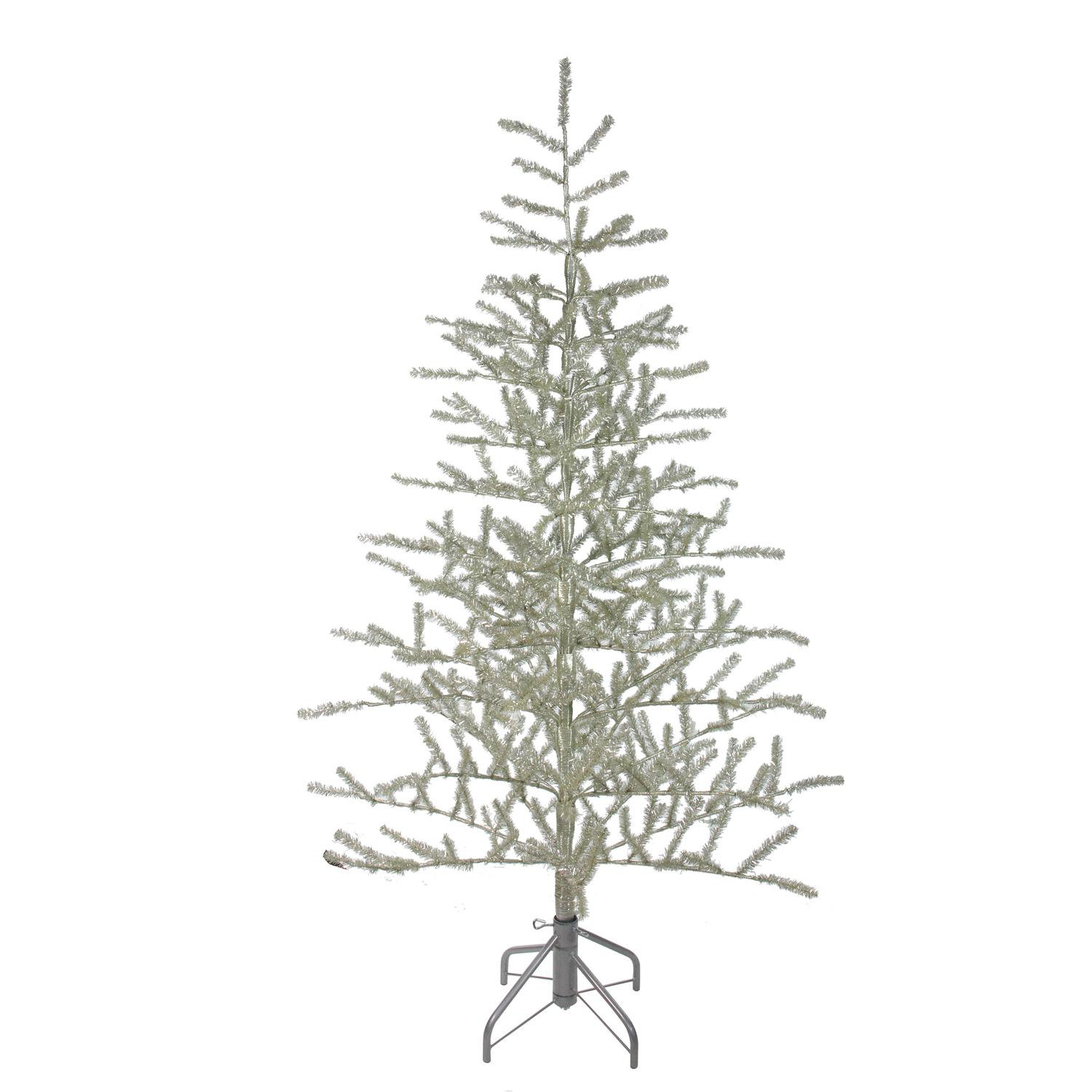 Northlight Seasonal 5' Champagne Tinsel Artificial Christmas Twig Tree ...