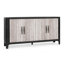 Classic Home Alpine 72" Transitional Concrete And Wood Sideboard Buffet ...
