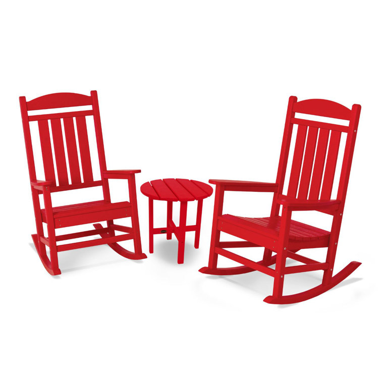 POLYWOOD® Presidential 3-Piece Rocker Set & Reviews | Birch Lane