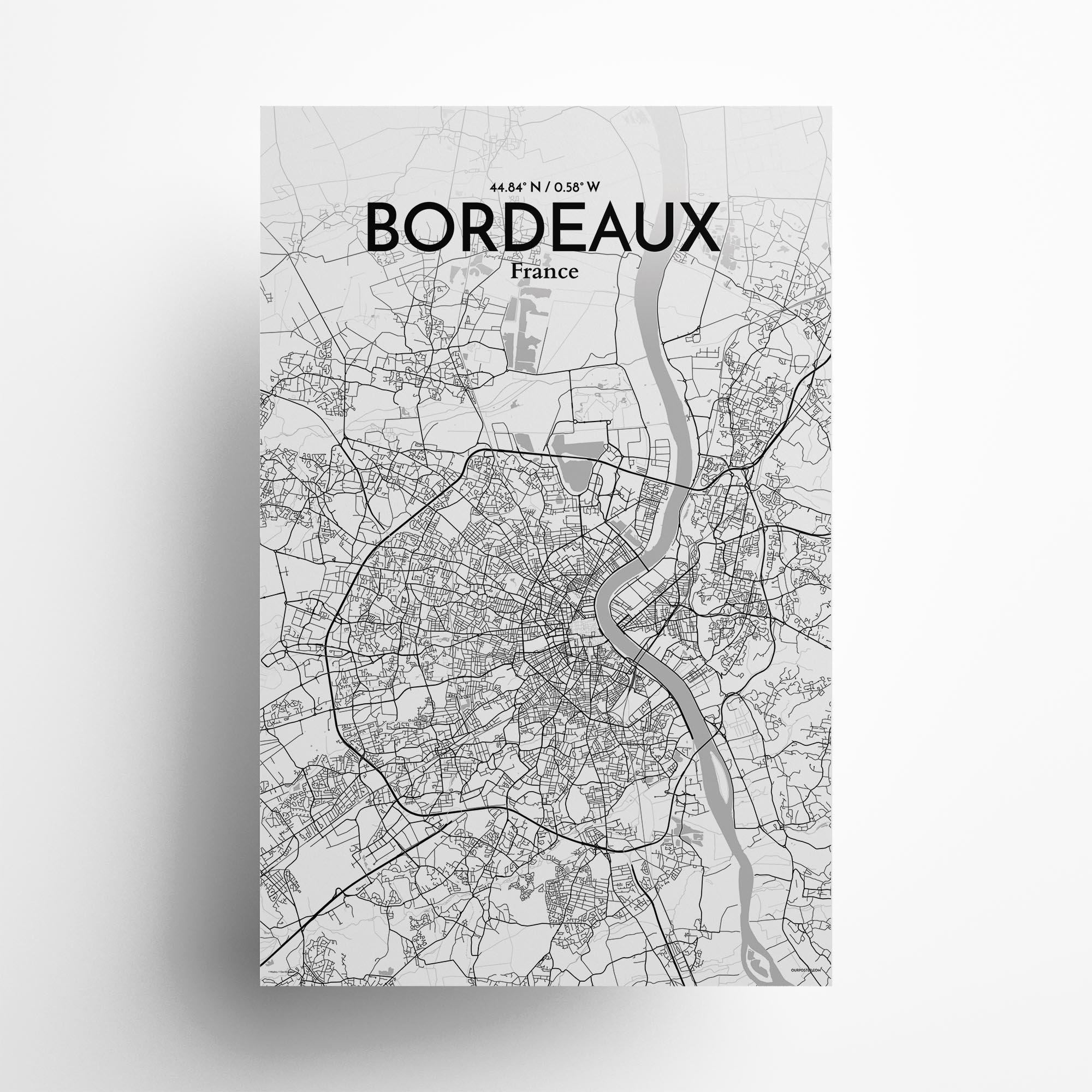 17 Stories " Bordeaux France City Map " - Wayfair Canada
