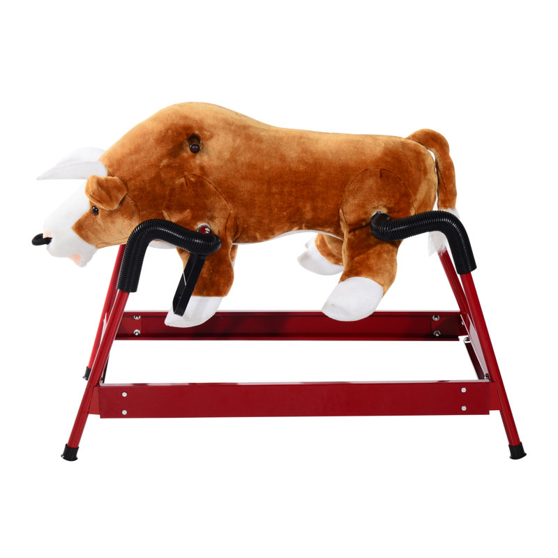 Qaba Kids Plush Spring Rodeo Bull Rocker & Reviews | Wayfair