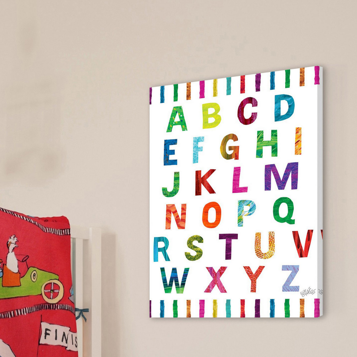 Isabelle & Max™ Culpepper Colorful Alphabet Canvas Art | Wayfair