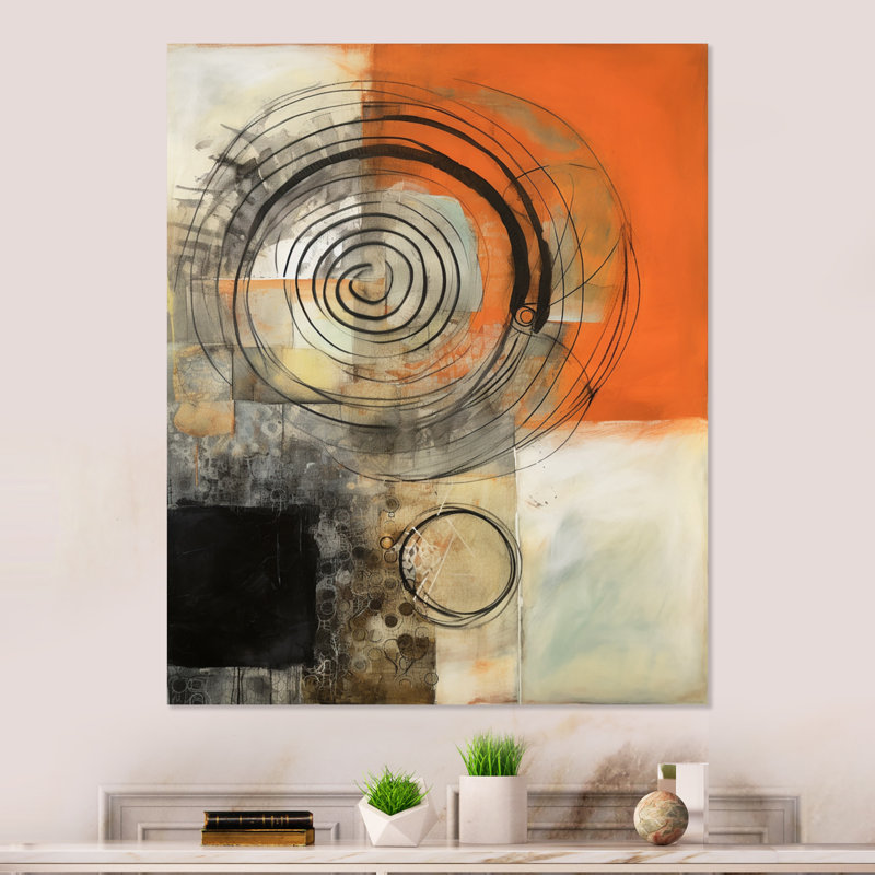 Ivy Bronx Mid Century Chromatics IV - Modern Midcentury Metal Wall ...