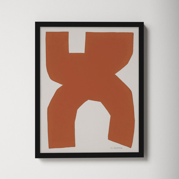 AllModern Terra Cotta Terra Cotta 1 Framed On Paper by Michael Kempen ...