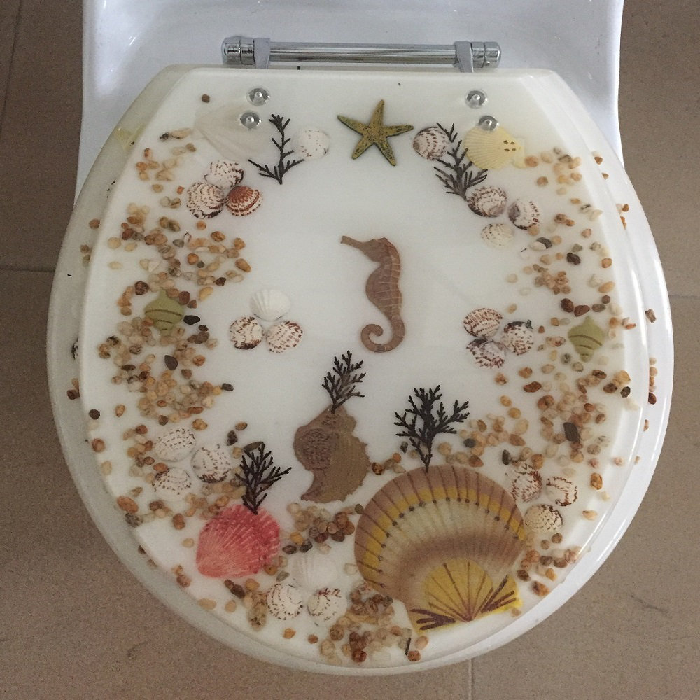 Daniels Bath 17'' Toilet Seat Sea Treasure & Reviews | Wayfair