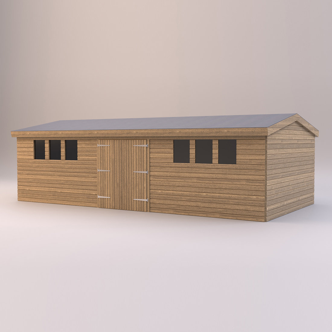 Dakota Fields Insta 40 x 8 Ft. Shiplap Log Cabin | Wayfair.co.uk