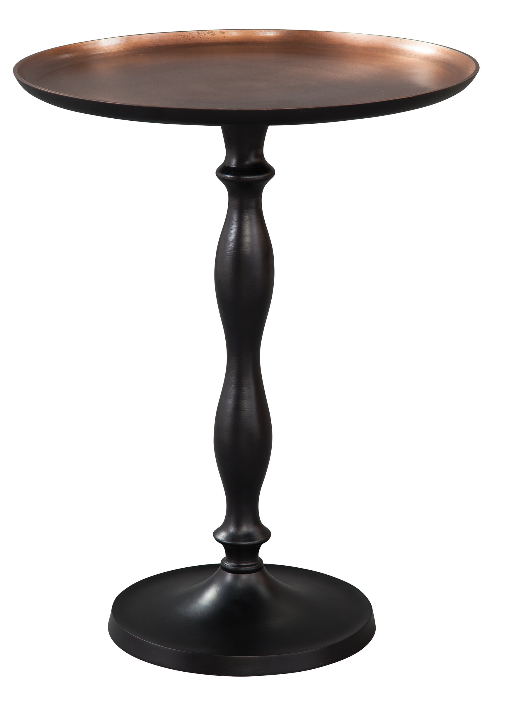 Alcott Hill® Accents Copper Tray-Top End Table & Reviews | Wayfair