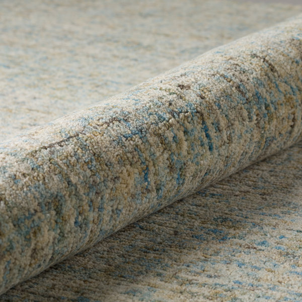 Latitude Run® Gilboa Handmade Wool Chambray Rug & Reviews | Wayfair