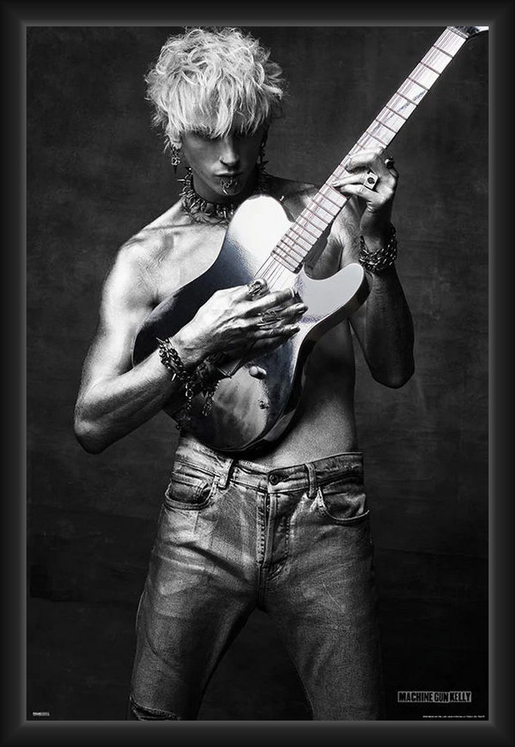 BUY ART FOR LESS Officially Licensed Machine Gun Kelly - Guitar ...