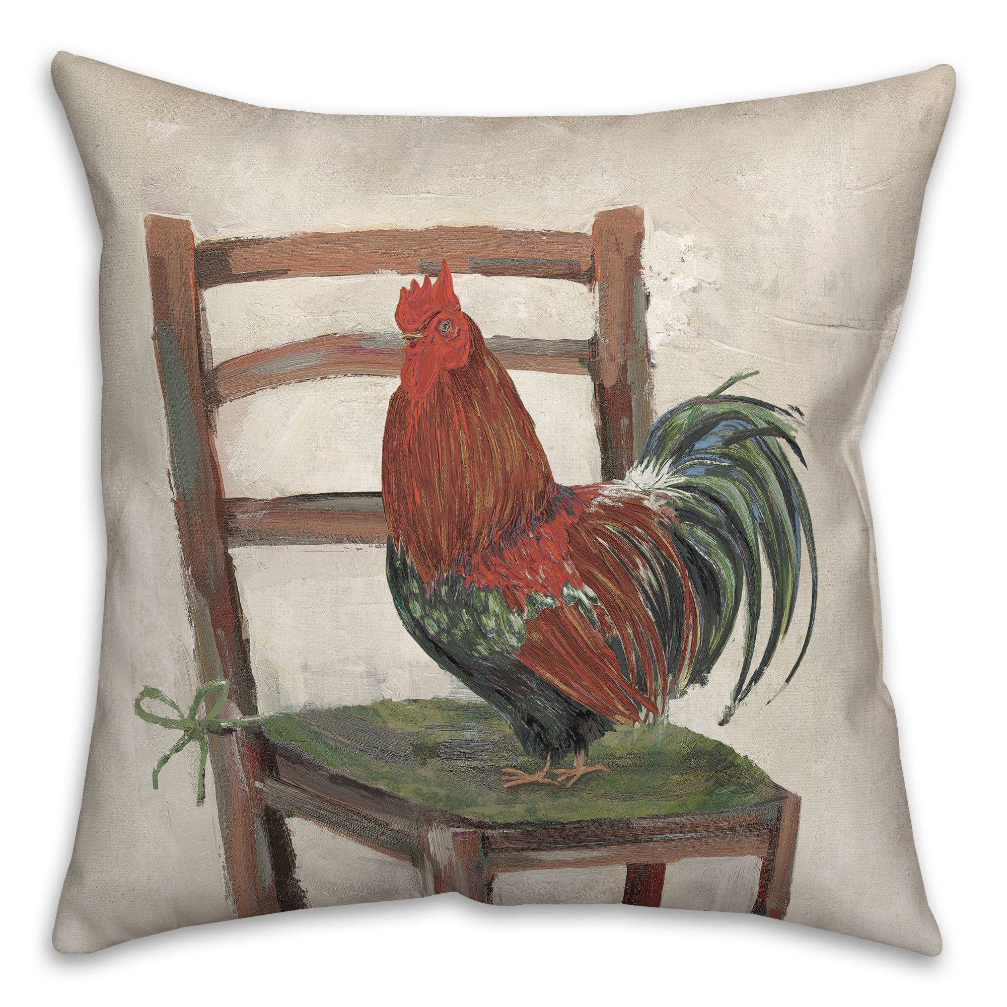 Designs Direct Creative Group Rooster On A Chair Indoor / Outdoor ...