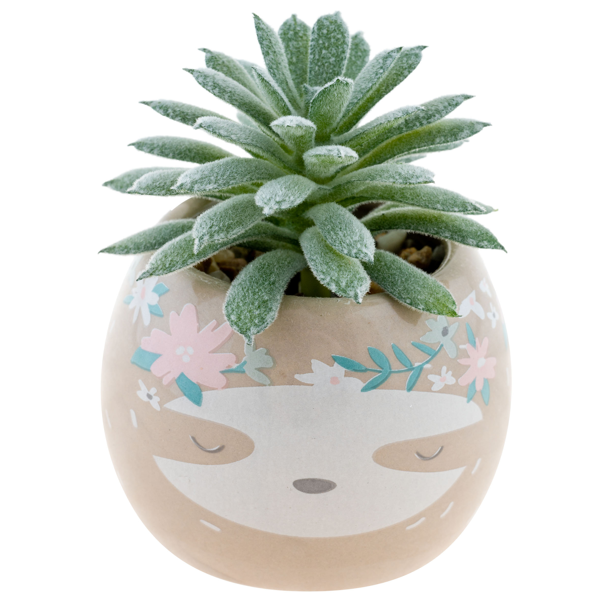 Ophelia & Co. Shaped Succulent Pot Sloth | Wayfair