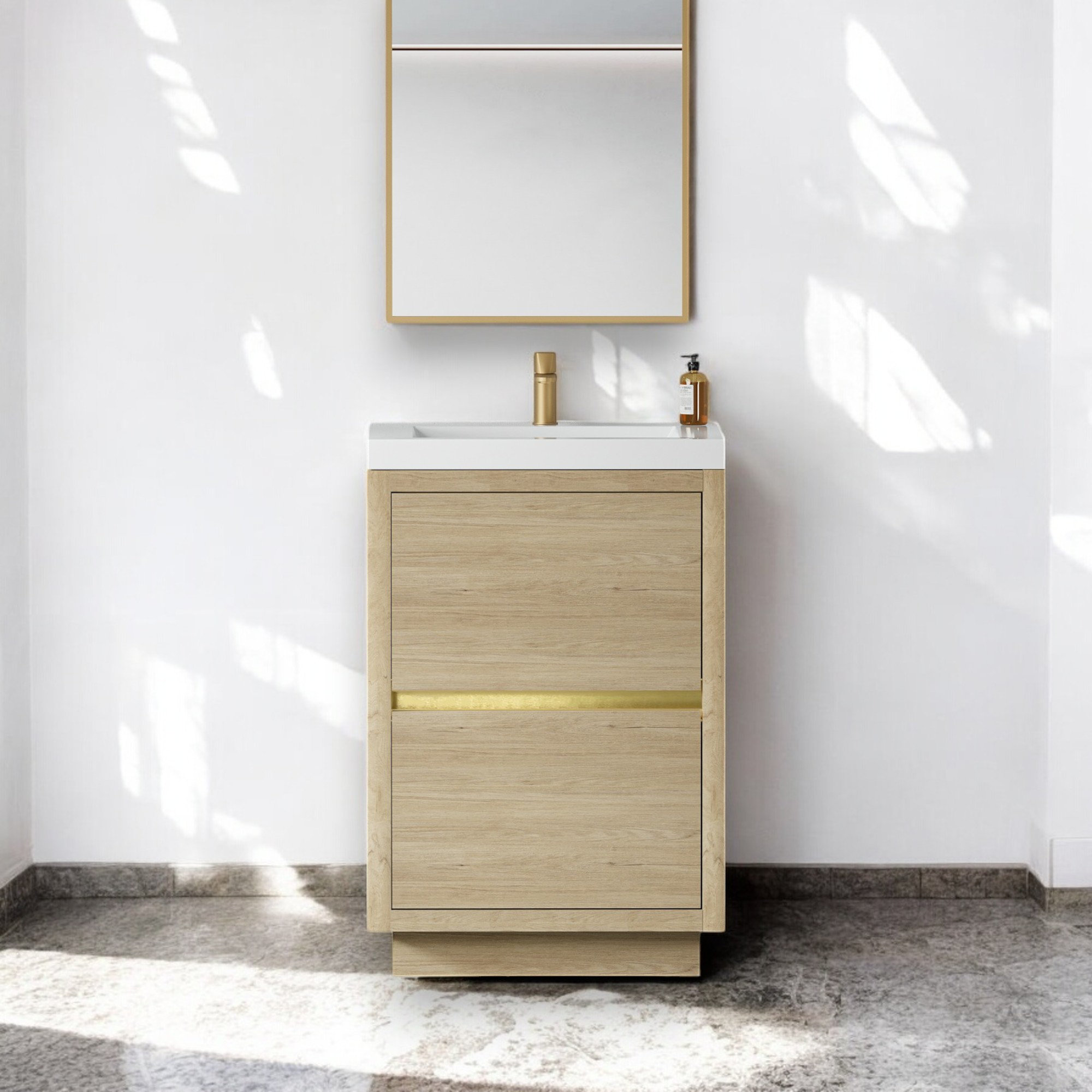 AllModern Beira 24'' Fully Assembled Freestanding Single Bathroom ...