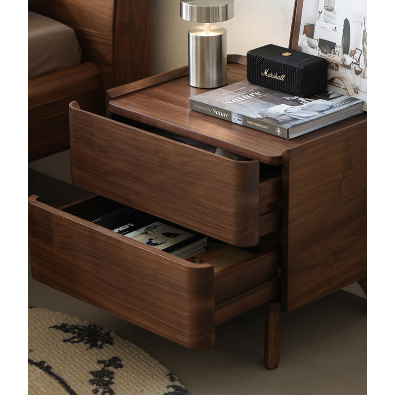 STONE DRAGON TILE ARTS LLC Solid Wood Bedside Tables, Small Bedroom ...