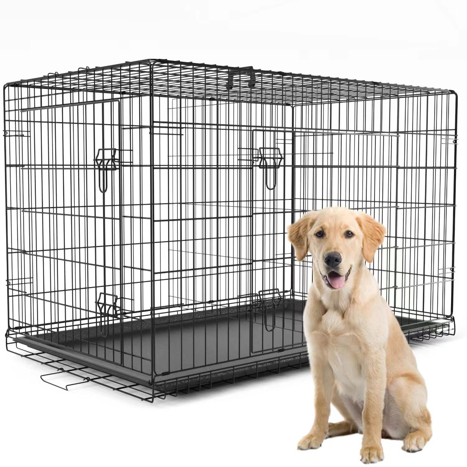 Tucker Murphy Pet™ Collapsible Portable Folding Steel Wire Dog Crate ...