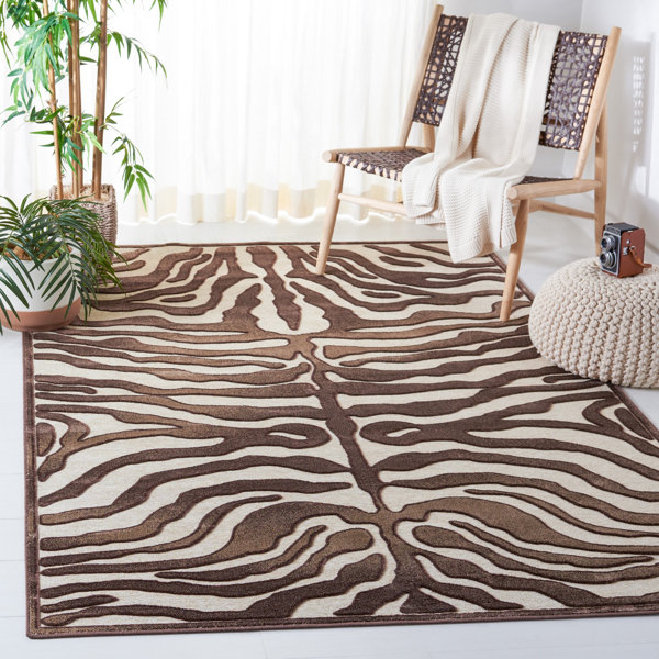 Dakota Fields Braswell Performance Animal Print Rug & Reviews | Wayfair