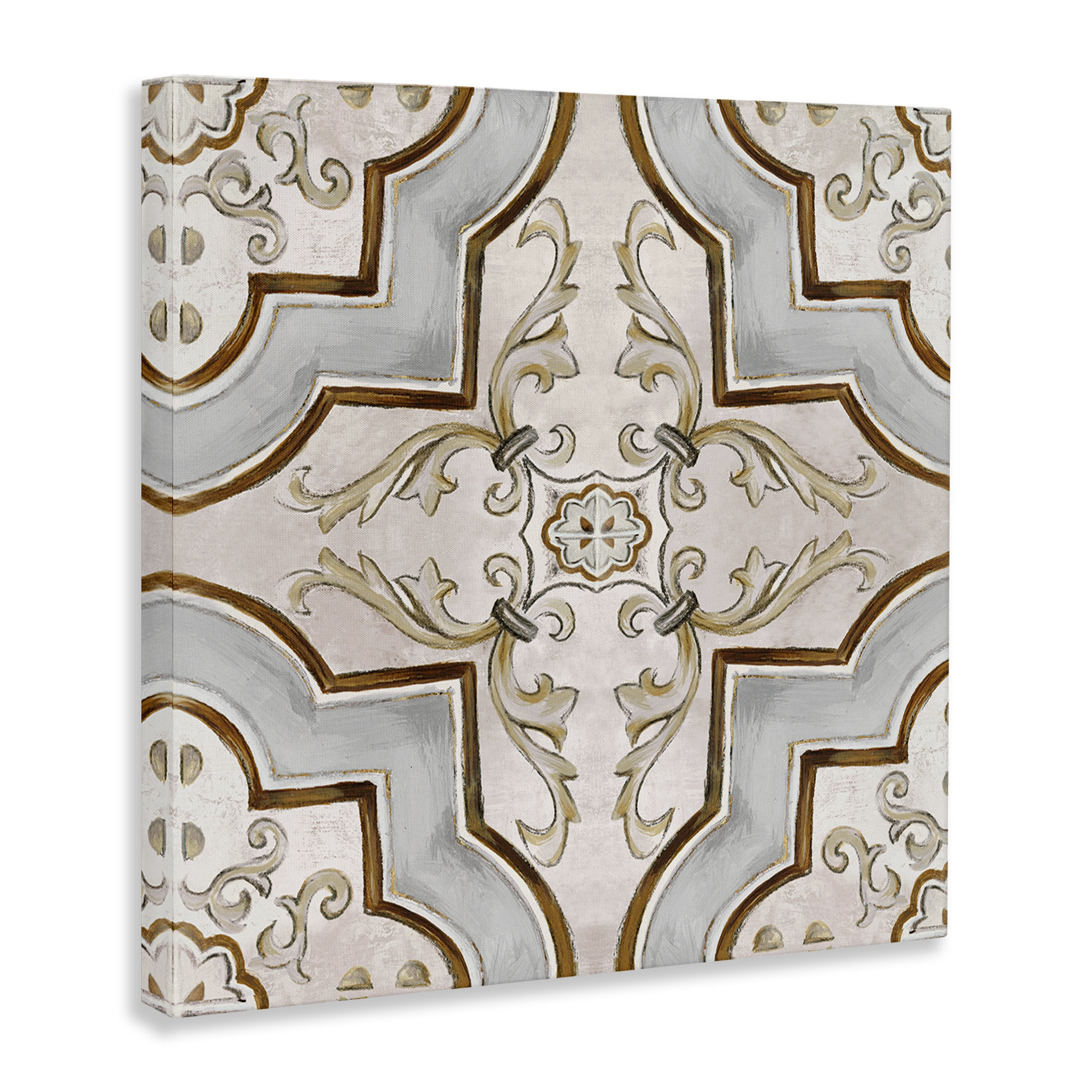 Ebern Designs Classic Symmetrical Tile Canvas Wall Art by Eli Jones ...