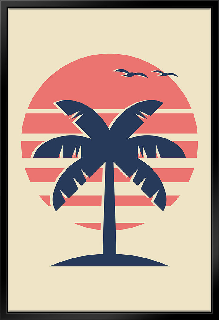 ATX Art Group LLC Palm Tree Vibes by Stanley Print House - on - Wayfair ...