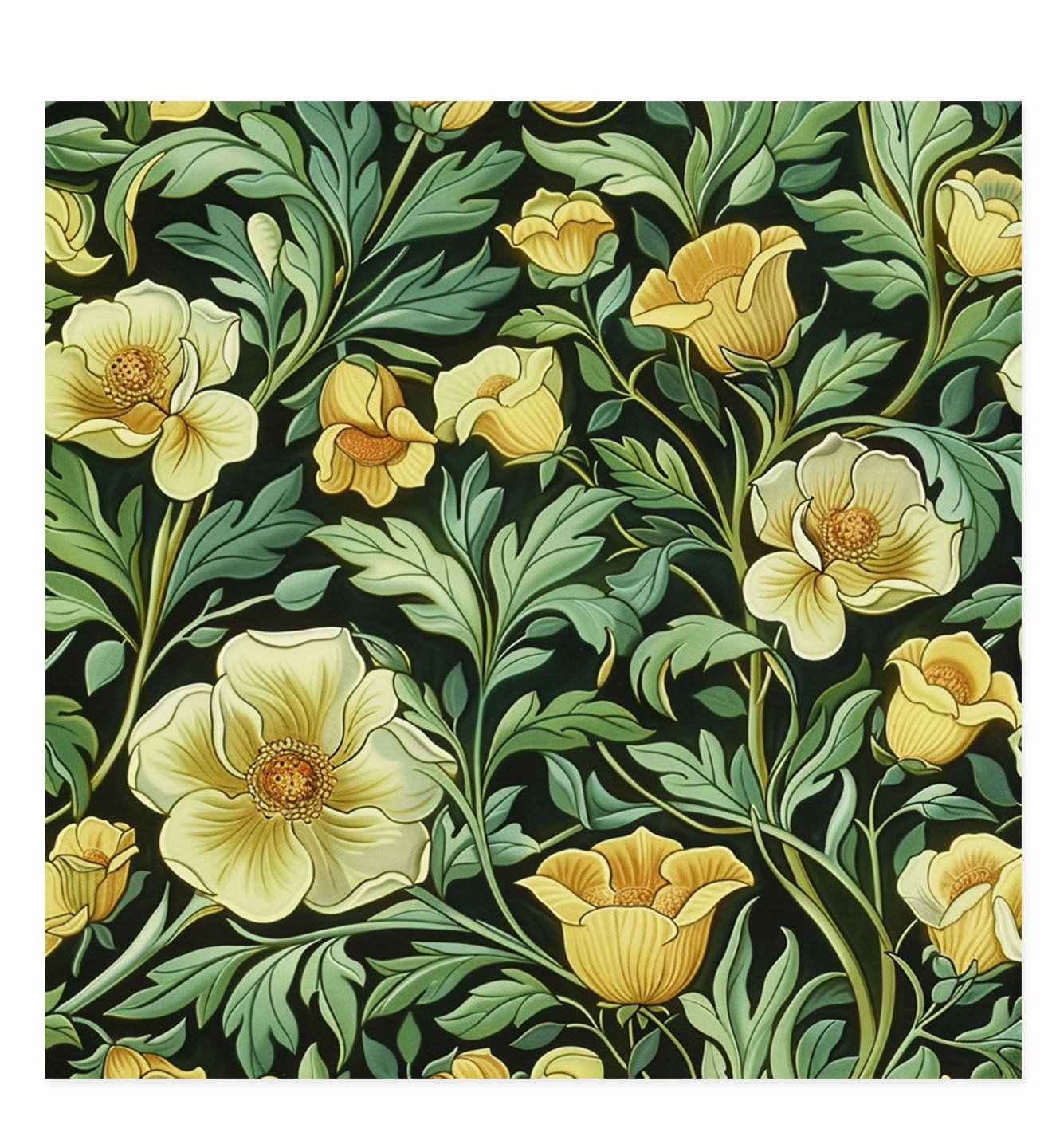 Winston Porter Botanical Williiam Morris Plant Leaves I Classical ...