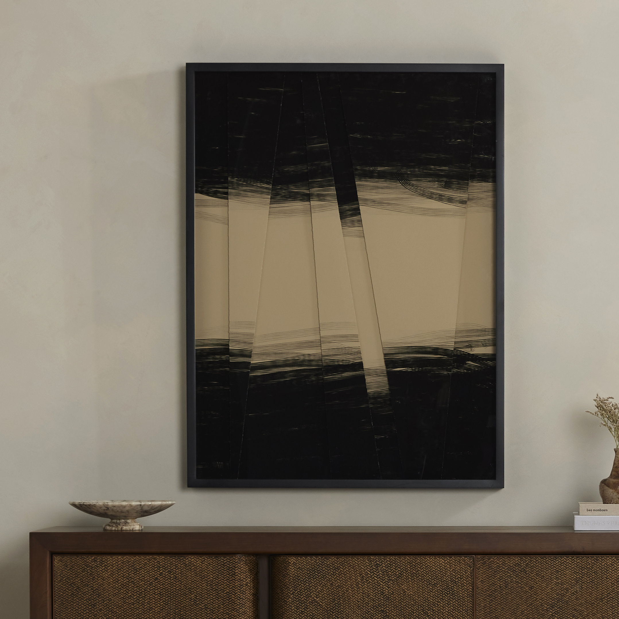 Orren Ellis Fitim Splice I by FH Art Studio - Floater Frame ...