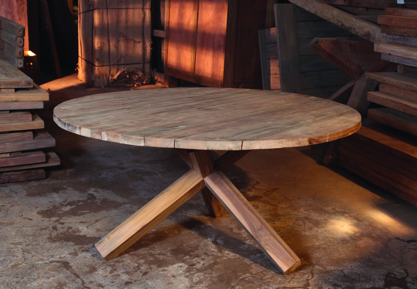 Padmas Plantation Bora Bora Solid Wood Chat Table | Wayfair