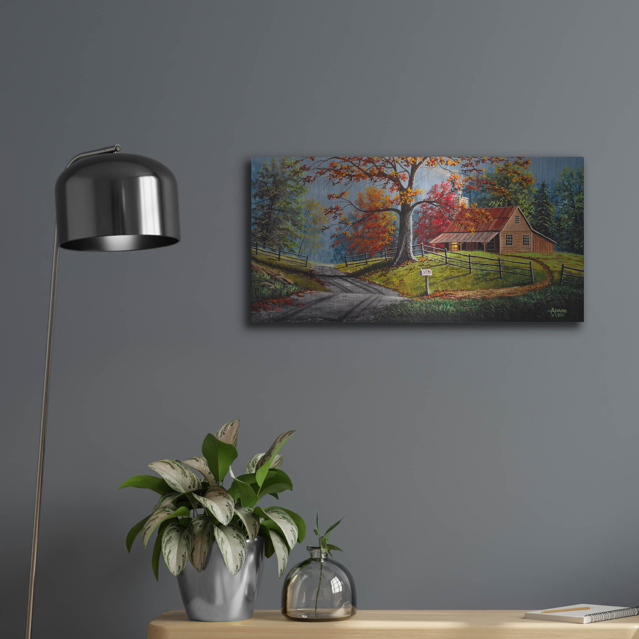 August Grove® 'Country Life' by Gary Adams, Metal Wall Art | Wayfair