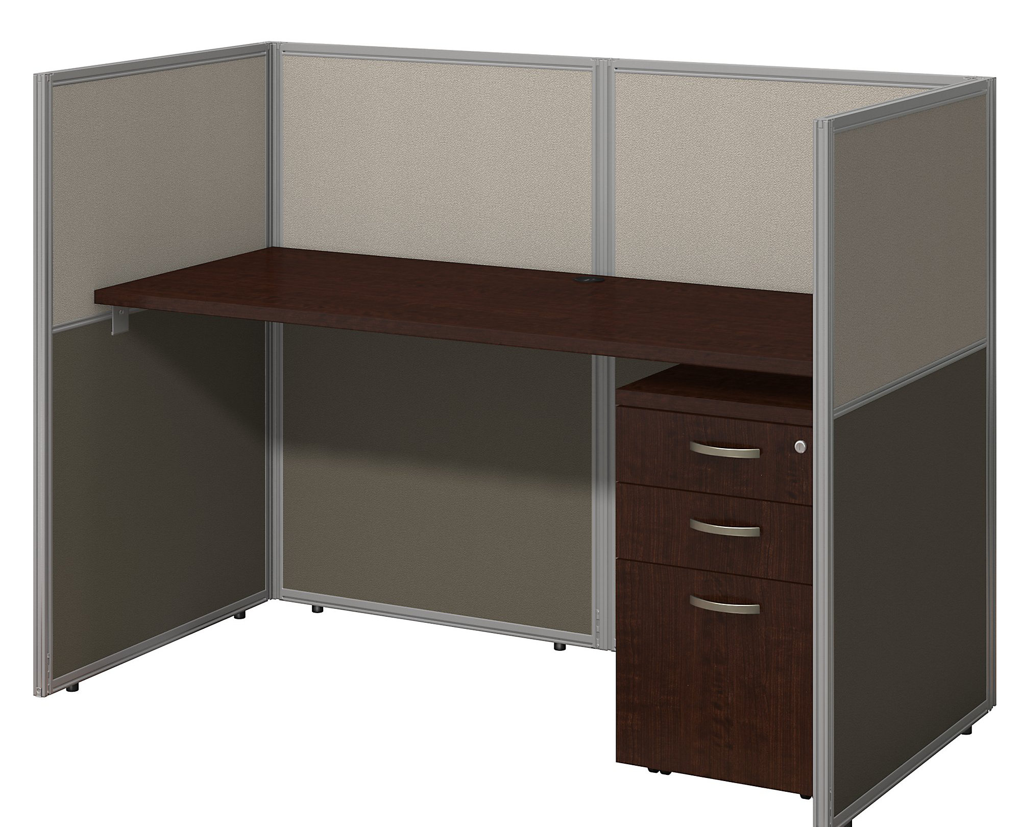 Bush Business Furniture Easy Office Closed Straight Benching ...