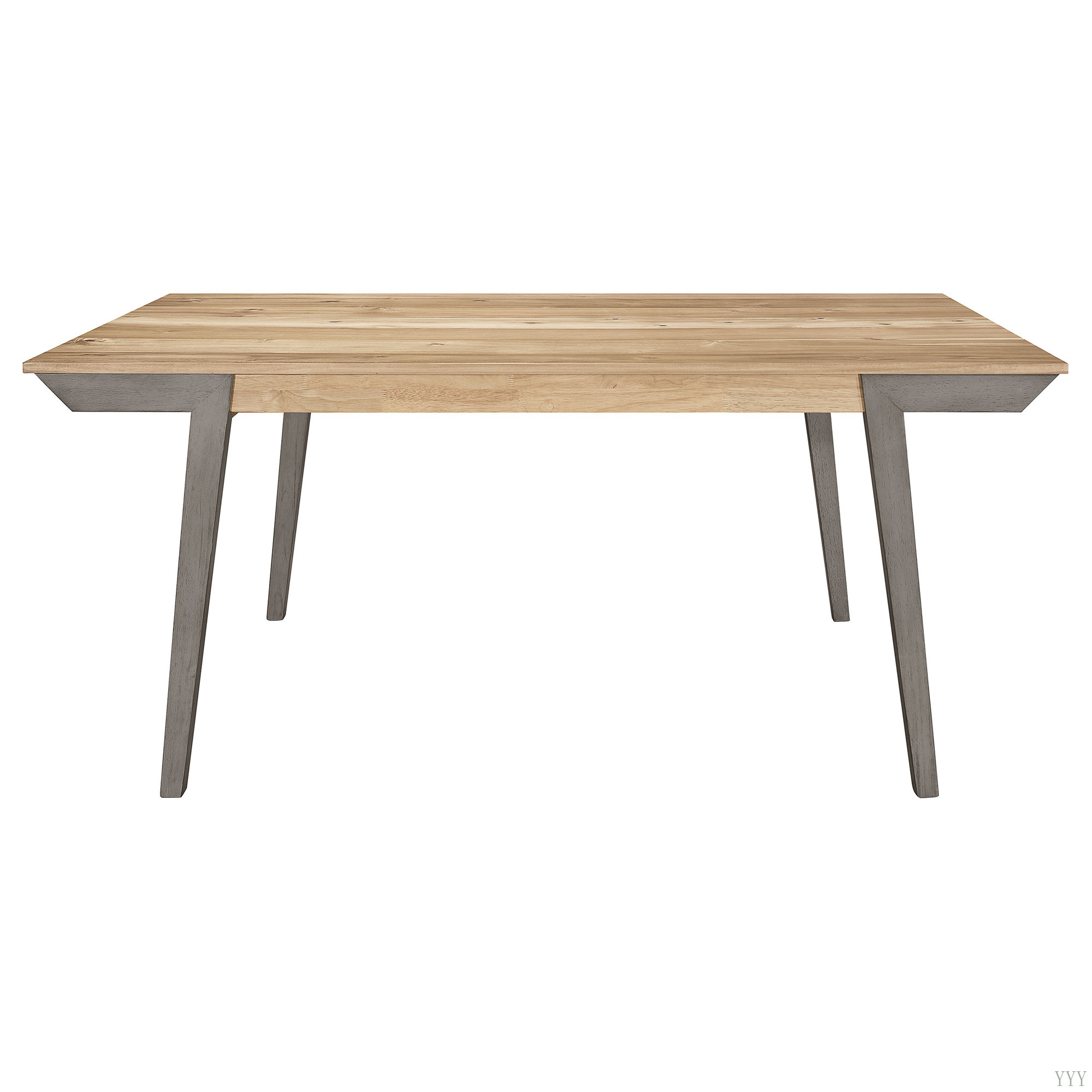 Dovecove Kalina Natural Acacia And Coastal Grey Rectangle Dining Table - Wayfair Canada