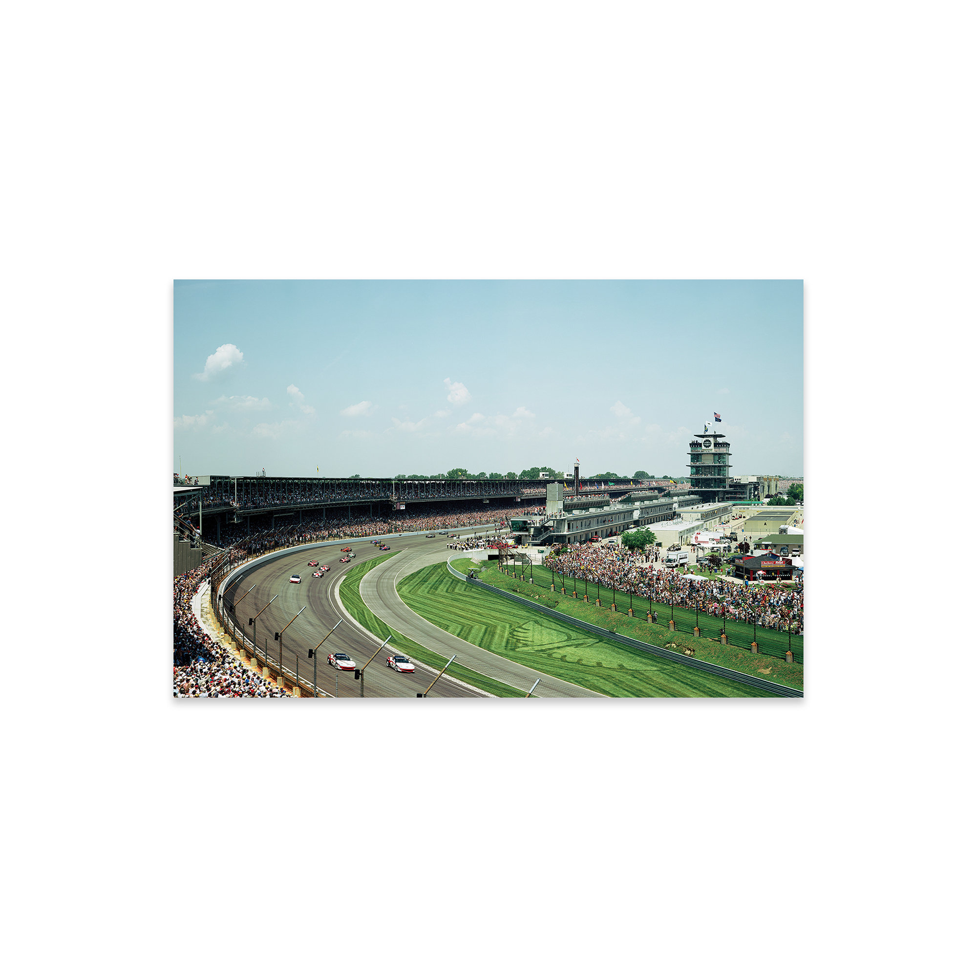 Latitude Run® " Race Cars In Pace Lap At Indianapolis Motor Speedway ...