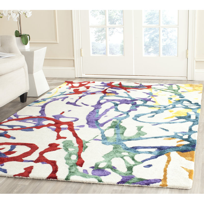 Isaac Mizrahi Confetti Hand Tufted Wool Abstract Rug | Wayfair