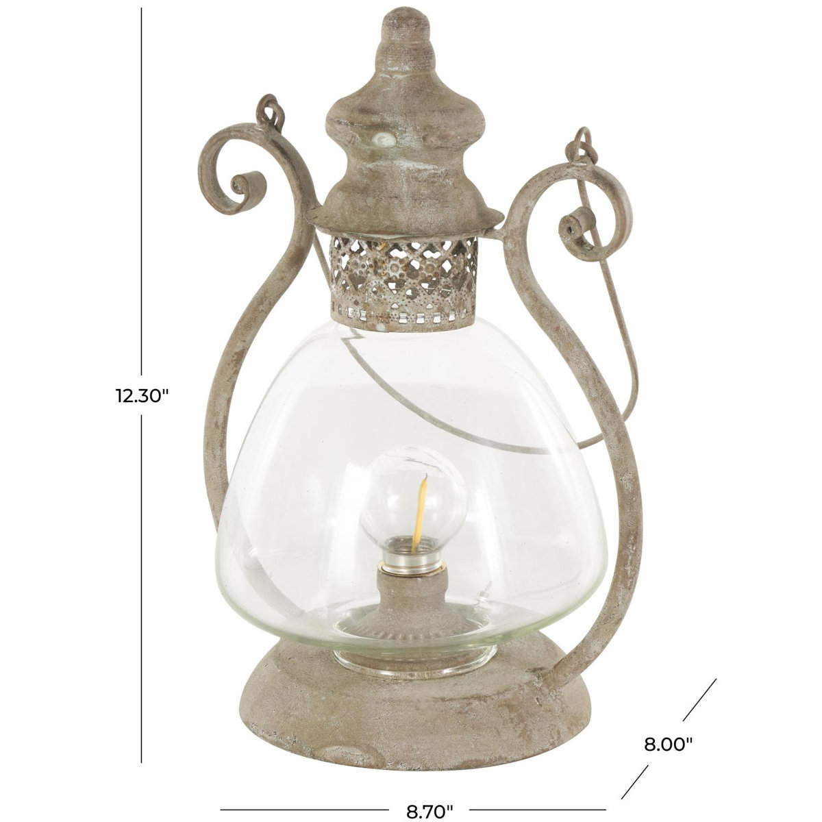Ophelia & Co. Cole And Grey Metal Decorative Scroll Indoor Outdoor ...