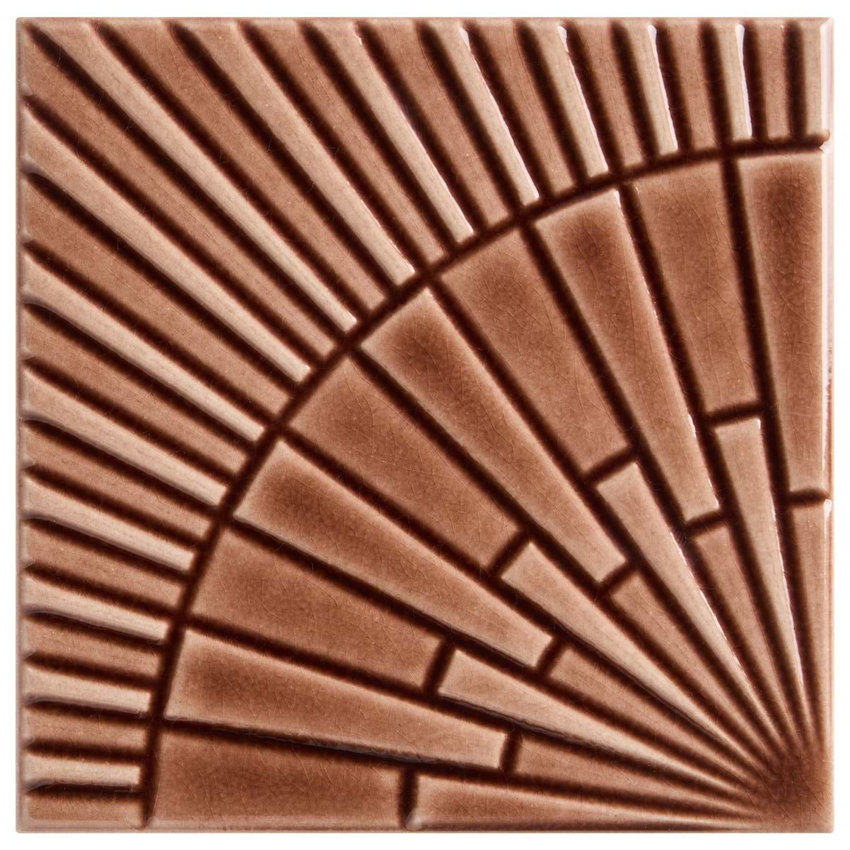 TileBar Stacy Garcia Radius 6x6 3D Crackled Glossy Ceramic Tile | Perigold