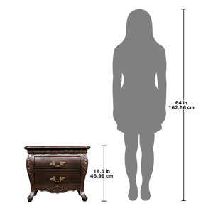 Design Toscano Sorbonne Bombe Nightstand Bombe Table | Wayfair