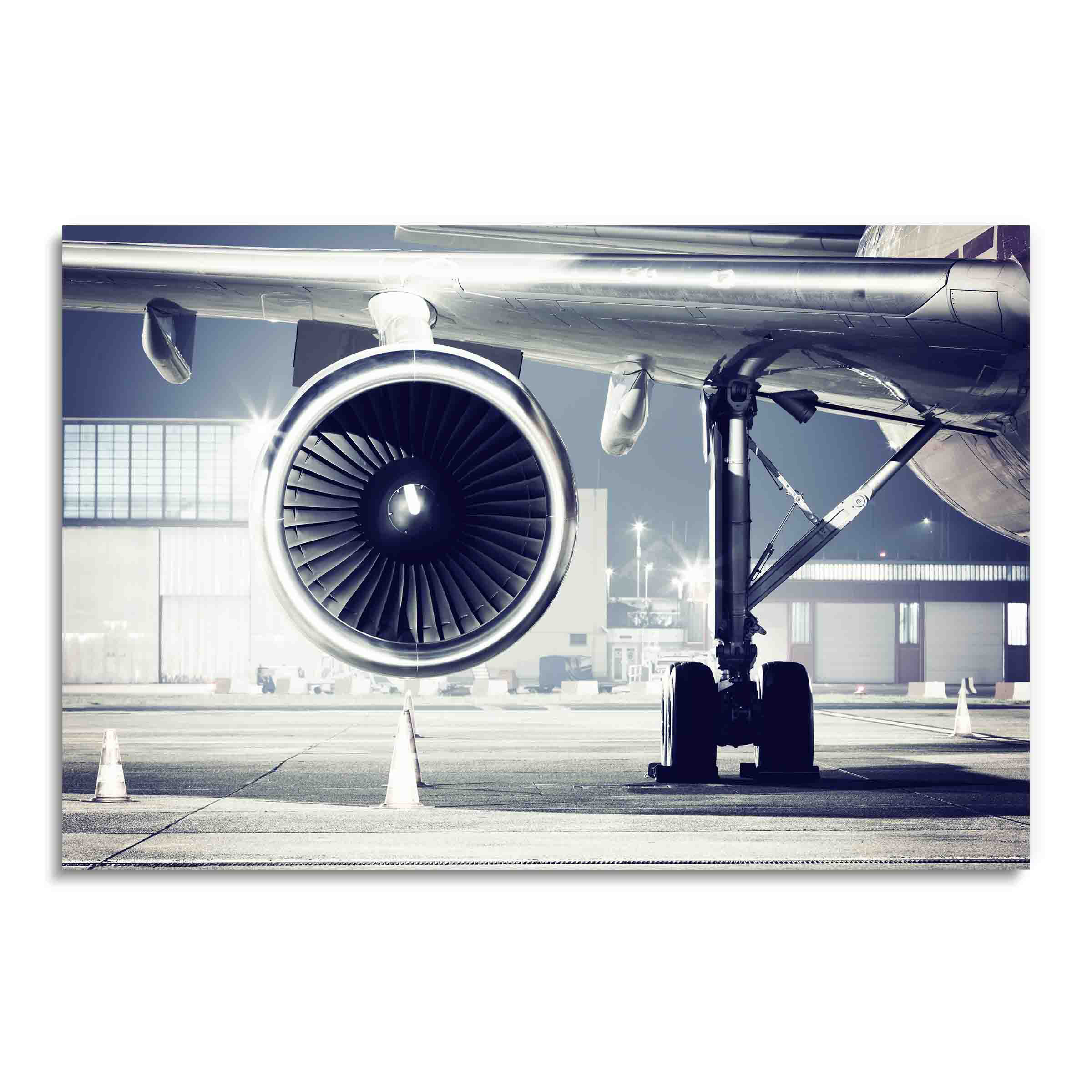 17 Stories Plane Turbine, Airplane Propeller Photography, Acrylic ...