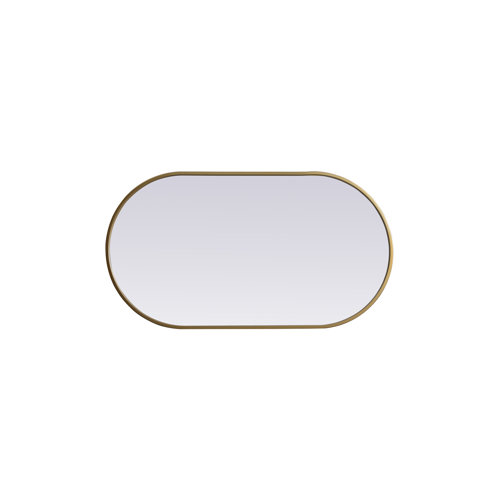 RE/FINE™ Sabine Metal Pill Wall Mirror & Reviews | Wayfair